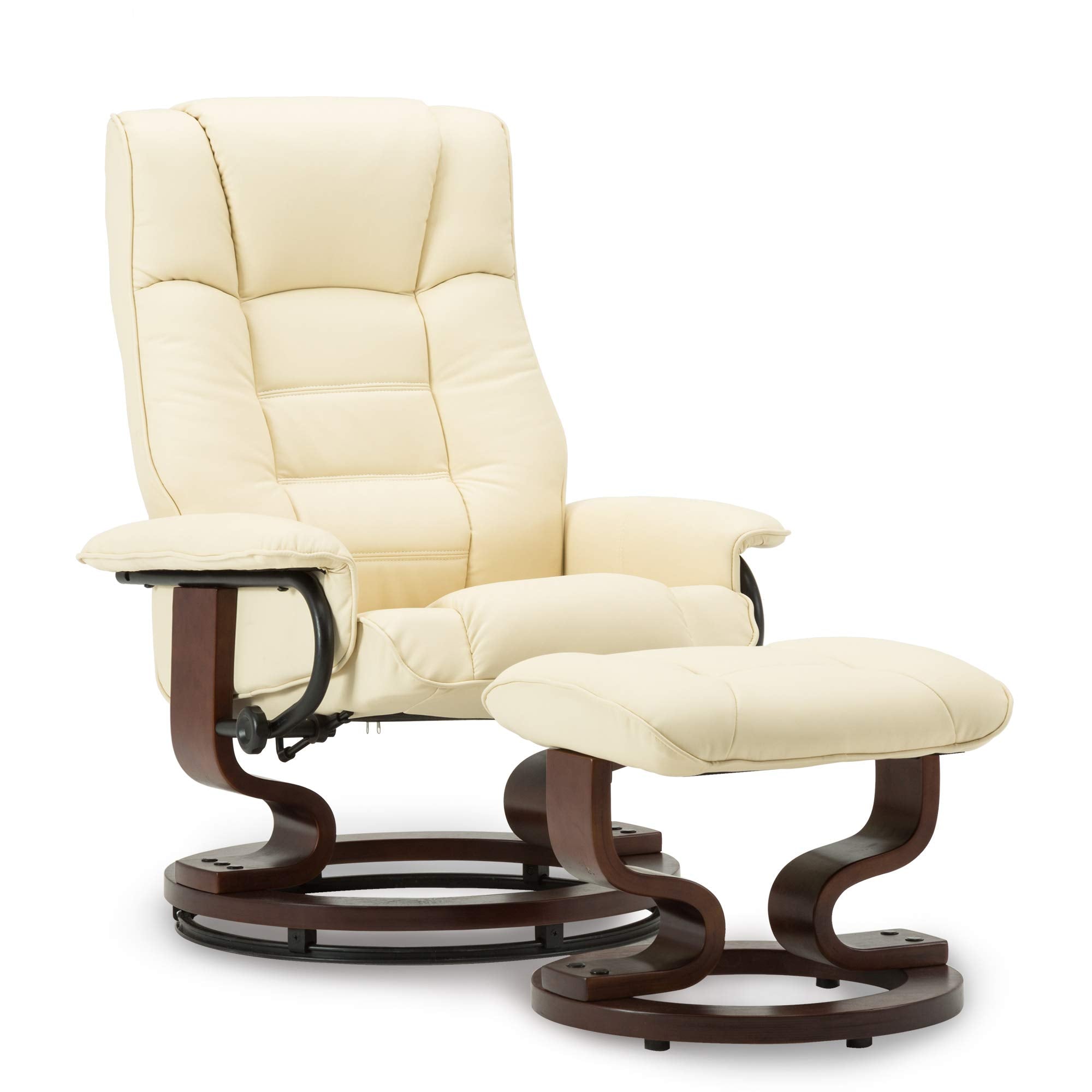 Fauteuil de lecture relax avec pouf – Coin Lecture