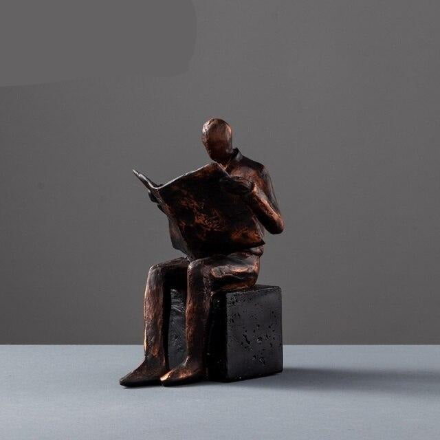 Men's bookend | Reading corner – Coin Lecture